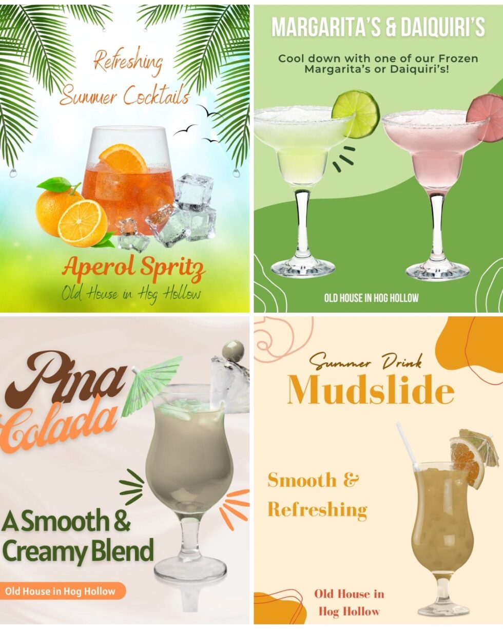 Menu | Old House in Hog Hollow | MO